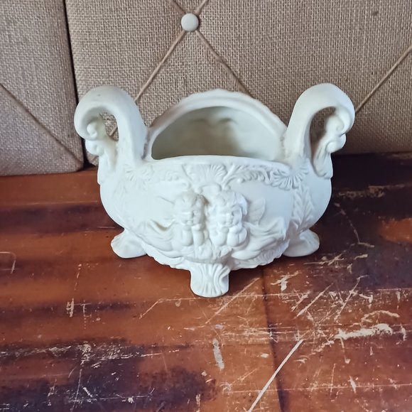 Accents | Decorative Planter With Angels | Poshmark